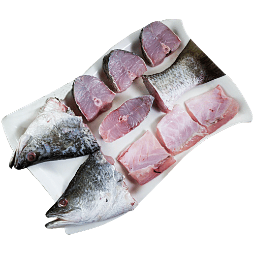 Buy fresho! Kolkata Bhetki Fish Curry Cut With Head-Big Online at Best ...