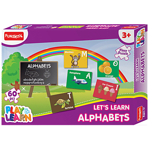Buy Puzzles Play & Learn Alphabet Puzzles - For 3+ Year Online at Best ...