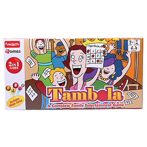 Buy Funskool Tambola - 2 in 1 Game, A Complete Family Entertainment ...