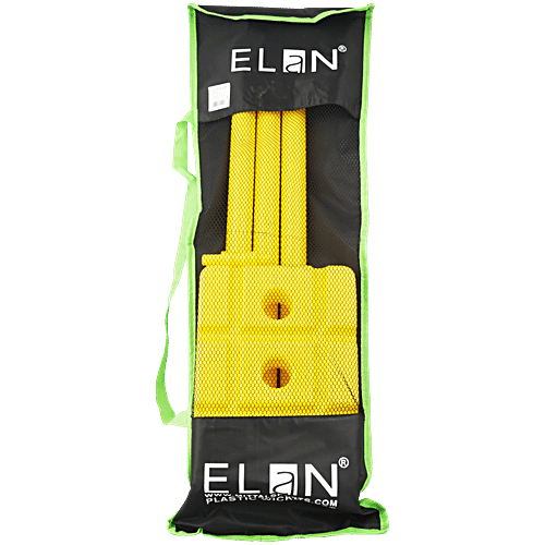 Buy Elan Plastic Stump Set - With Three Wickets, Yellow, 10+ Years, L ...