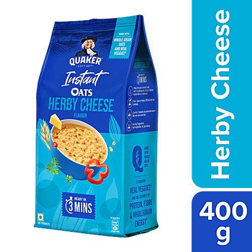 Buy Quaker Instant Oats - Herby Cheese Flavour Online at Best Price of ...