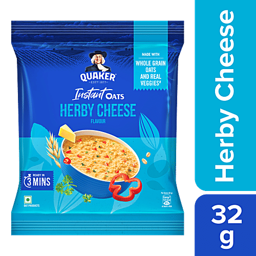 Buy Quaker Instant Oats - Herby Cheese Flavour Online at Best Price of ...