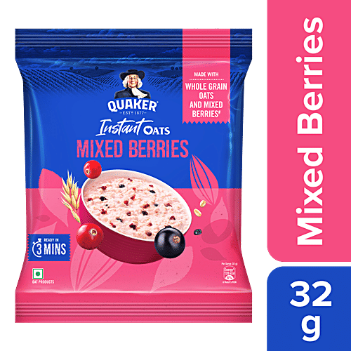 Buy Quaker Instant Oats - Mixed Berries Online at Best Price of Rs 17 ...