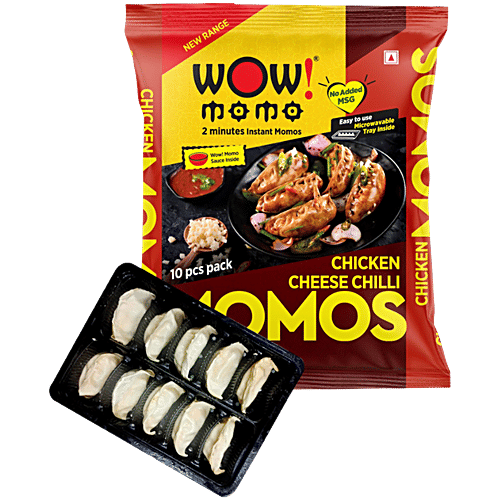 Buy Wow! Momo Chicken Cheese Chilli Momos Online at Best Price of Rs ...