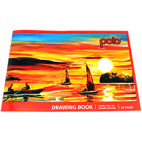Buy Polo Drawing Book - 64 Pages, Unruled, 100 GSM Online at Best Price ...