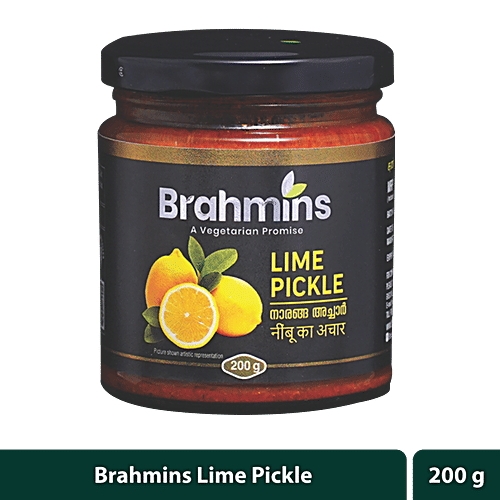 Buy Brahmins Lime Pickle Online at Best Price of Rs 83.46 - bigbasket