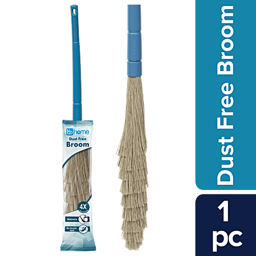Buy bb home Dust Free Broom/Plastic Broom/Jhadu - For Dry & Wet Floor ...