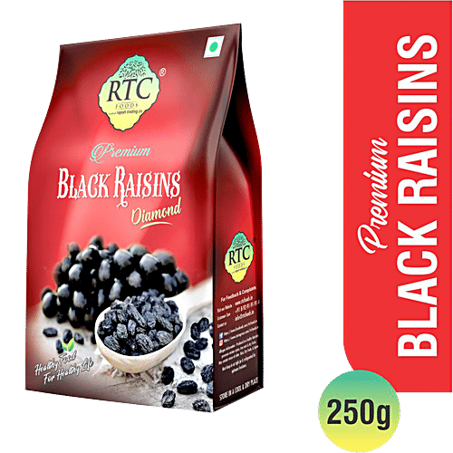 Buy RTC Foods Premium Black Raisins Online at Best Price of Rs 222.74 ...