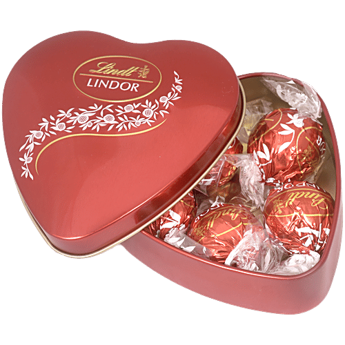 Buy Lindt Lindor Milk Chocolate - Valentine Heart Gift Box Online at ...