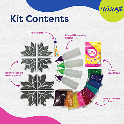 Buy Fevicryl Rangoli Kit Online at Best Price of Rs 599 - bigbasket