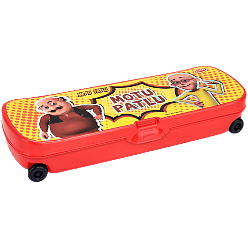 Buy Pratap Skate Box Pencil Box - Motu Patlu, Red Online at Best Price ...
