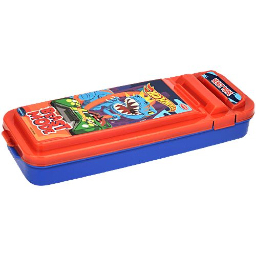 Buy Pratap Flip Flop Compass Pencil Box - Hotwheels, Red Online at Best ...