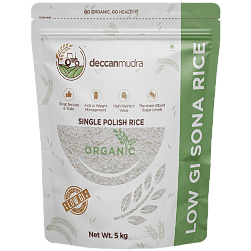 Buy Deccanmudra Organic Single Polish Rice Online at Best Price of Rs ...