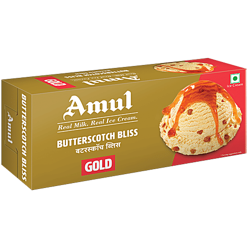 Buy Amul Gold Butterscotch Bliss Ice Cream Online at Best Price of Rs ...