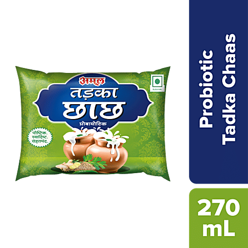 Buy Amul Probiotic Tadka Chaas Online at Best Price of Rs 10 - bigbasket