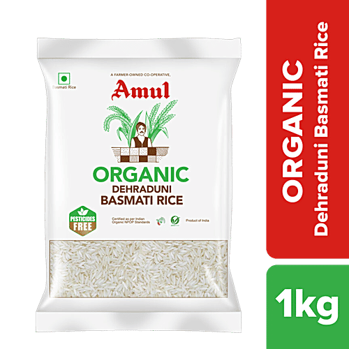 Buy Amul Organic Dehraduni Basmati Rice Online at Best Price of Rs 210 ...