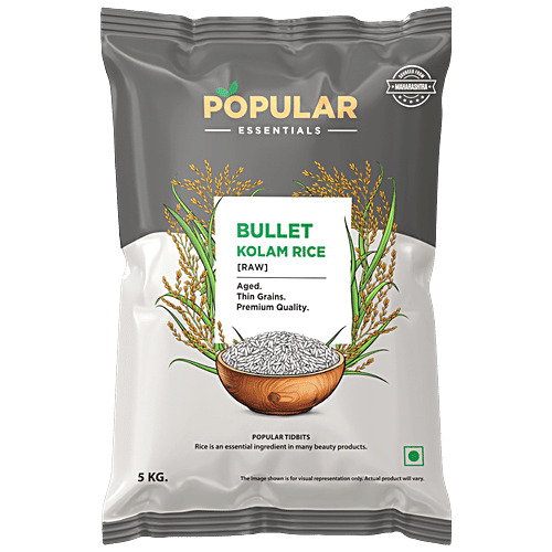 Buy Popular Essentials Bullet Kolam Raw Rice Online at Best Price of Rs ...