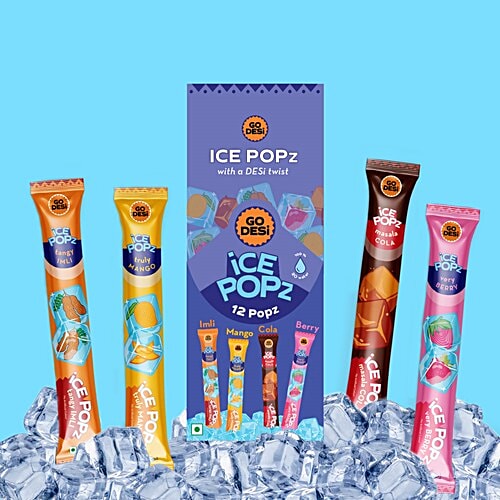 Buy GO DESi Ice Popz - Tangy Imli, Truly Mango, Very Berry, Masala Cola ...