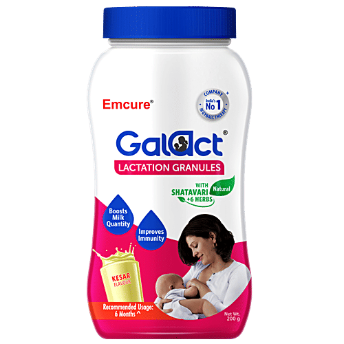 Buy Galact Lactation Granules - With Shatavari, Kesar Flavour Online at ...