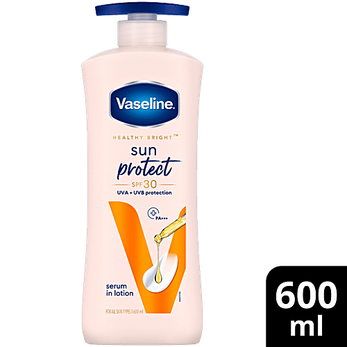 Buy Vaseline Healthy Bright Sun Protect Serum In Lotion - SPF 30, UVA + UVB PA+++ Protection ...