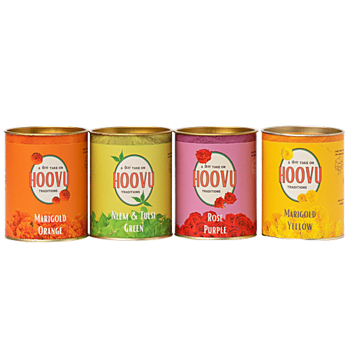 Buy Hoovu Fresh Holi Colours Combo - Floral Inspired Online at Best ...