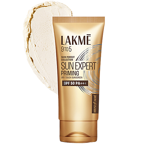 Buy Lakme 9 To 5 Sun Expert Priming Dry Touch Sunscreen - SPF 50 PA+++ Online at Best Price of ...