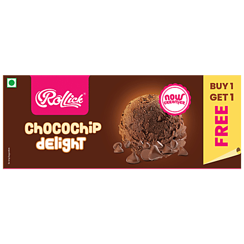 Buy Rollick Chocochip Delight Frozen Dessert Block Online at Best Price ...