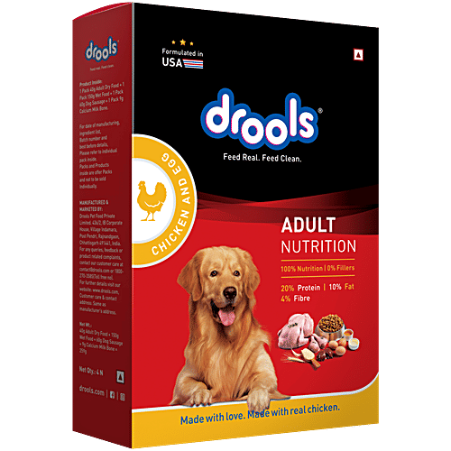 Buy Drools Chicken & Egg Adult Sample Box - Dry Food + Wet Food ...