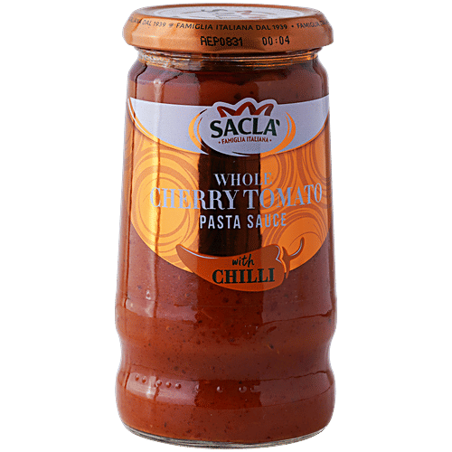 Buy Sacla Whole Cherry Tomato Pasta Sauce - With Chilli Online at Best ...