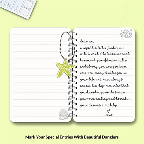 Buy Paperkraft A5 Designer Wiro Hard Bound Notebook - Paper Dangler, 70 ...