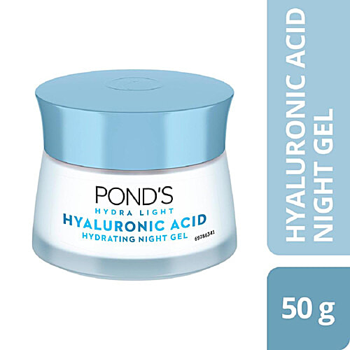 Buy Ponds Hydra Light Hyaluronic Acid Hydrating Night Gel Online at ...
