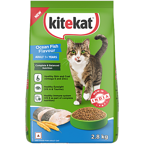 Buy Kitekat Adult Dry Cat Food - Ocean Fish Flavour Online at Best ...
