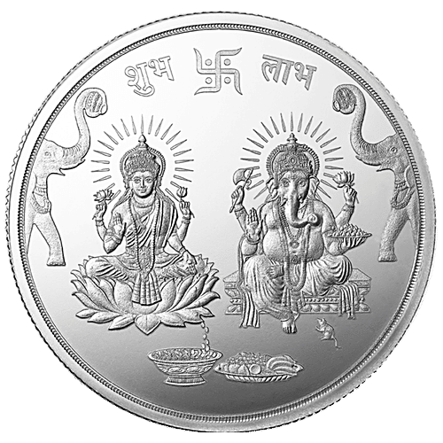 Buy MMTC-PAMP Lakshmi Ganesh (999.9 Purity) Silver Coin Online at Best ...