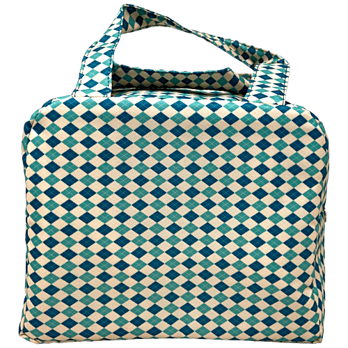 Buy Hoom Lunch Bag - With Aluminium Insulation, Check Print, Green ...