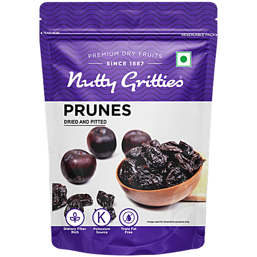 Buy Nutty Gritties Dried & Pitted Prunes Online at Best Price of Rs 308 - bigbasket
