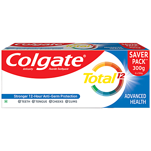 Buy Colgate Total Advanced Health Antibacterial Toothpaste, Whole Mouth ...