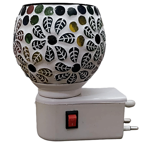 Buy Desidiya Ceramic Camphor Diffuser Set With Night Lamp 2 W Design 2 ...