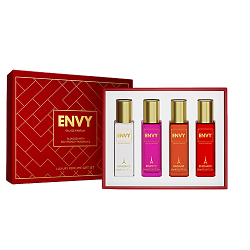 Buy Envy Perfume Gift Set EDP For Women - Opulence, Bewitch, Radiant, Enchant Online at Best ...