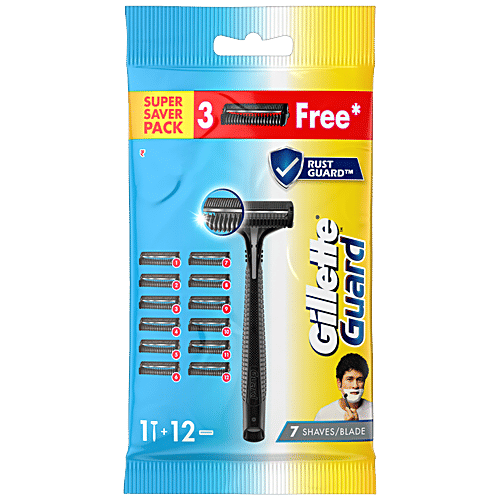 Buy Gillette Guard Manual Shaving Razor Blades - Online at Best Price ...