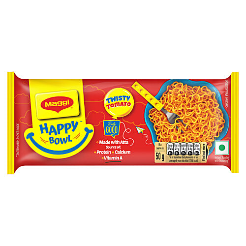 Buy MAGGI Happy Bowl Twisty Tomato Instant Noodles Online at Best Price ...