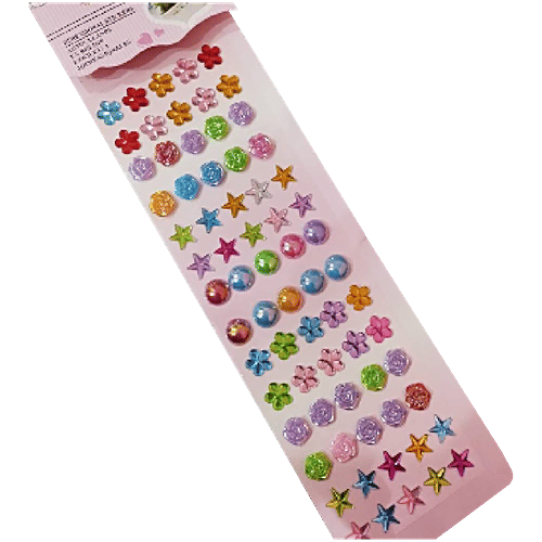 Buy CS Multidimensional Star/Pearl/Beads Plastic Stickers Online at ...