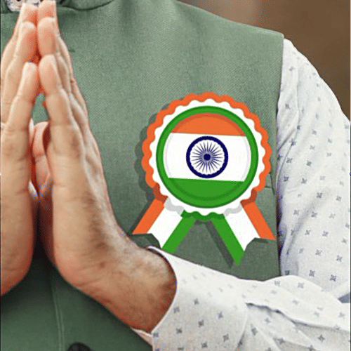 Buy House of Festivals Tri Colour Badge Online at Best Price of Rs 39 ...