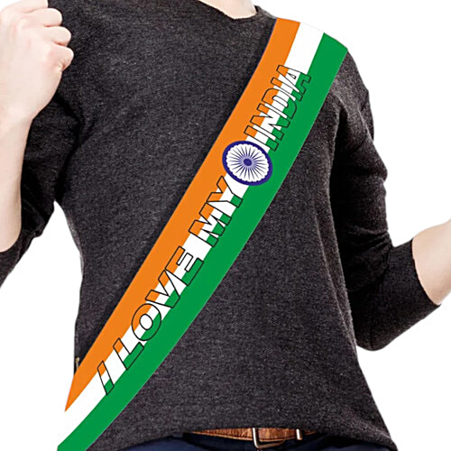 Buy House of Festivals Paper Slash - "I Love India" Online at Best ...