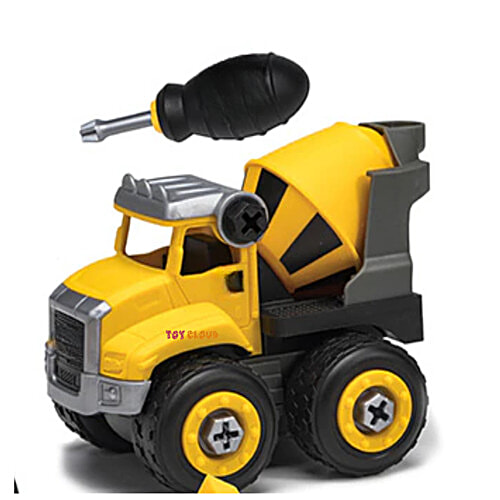 Buy Toy Cloud DIY Do It Yourself Construction Vehicle Play Cement Mixer ...