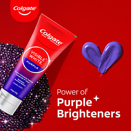Buy Colgate Visible White Purple Toothpaste Online at Best Price of Rs ...
