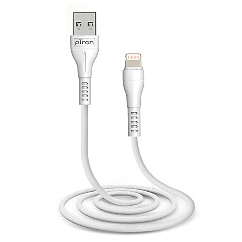 Buy pTron Type A To 8 Pin Lightning Cable - 1 m, For Apple Devices ...