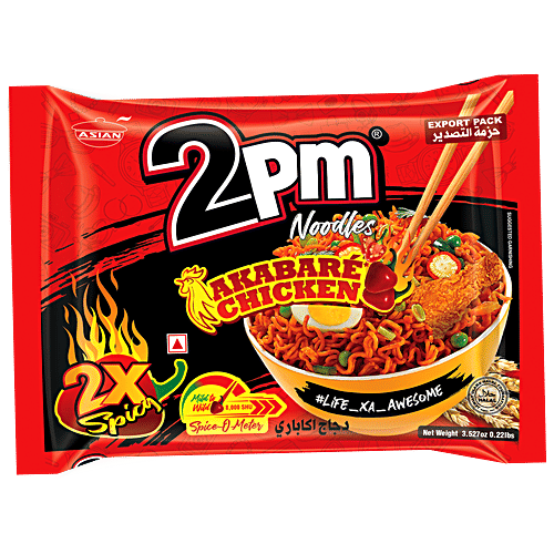 Buy 2PM Noodles Akabare Chicken 2x Spicy Online at Best Price of Rs 50 ...