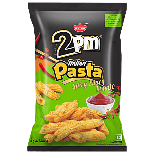 Buy 2PM Snacks Italian Pasta Namkeen - Spicy Saucy Tomato Online at ...