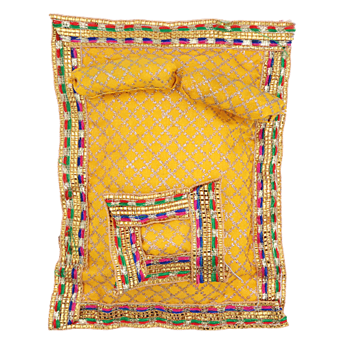 Buy Lovely Pooja Gada Takiya Set - 20 x 16 x 1 cm Online at Best Price ...