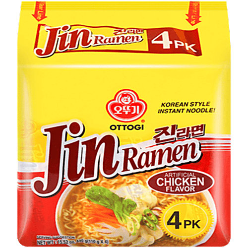 Buy Ottogi Jin Ramen Korean Style Instant Noodles - Chicken Flavour Online at Best Price of Rs ...